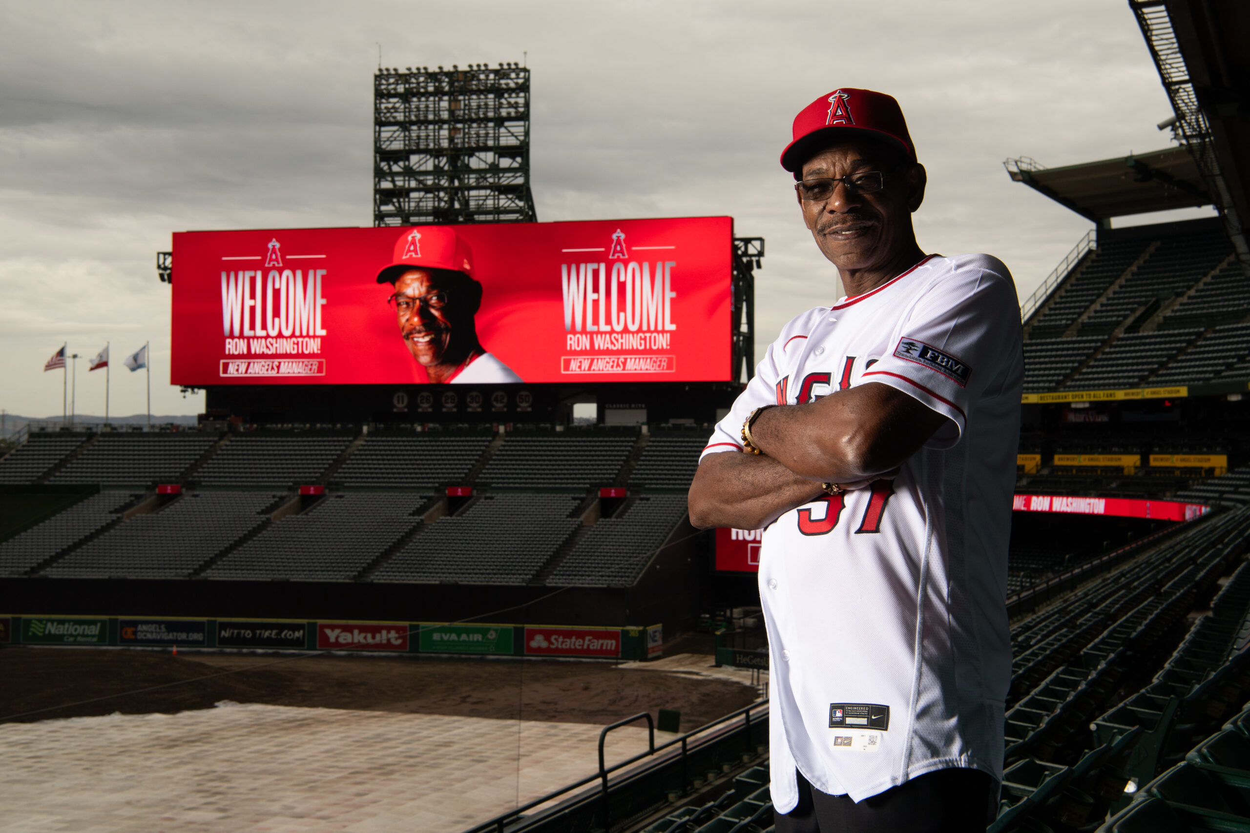 FASB MLB LA Angels Manager Ron Washington Infield Camp for Youth Ages ...